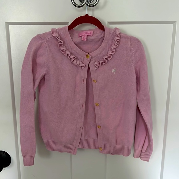 Lilly Pulitzer | Shirts & Tops | Likely Pulitzer Girls Pink Cardigan M ...
